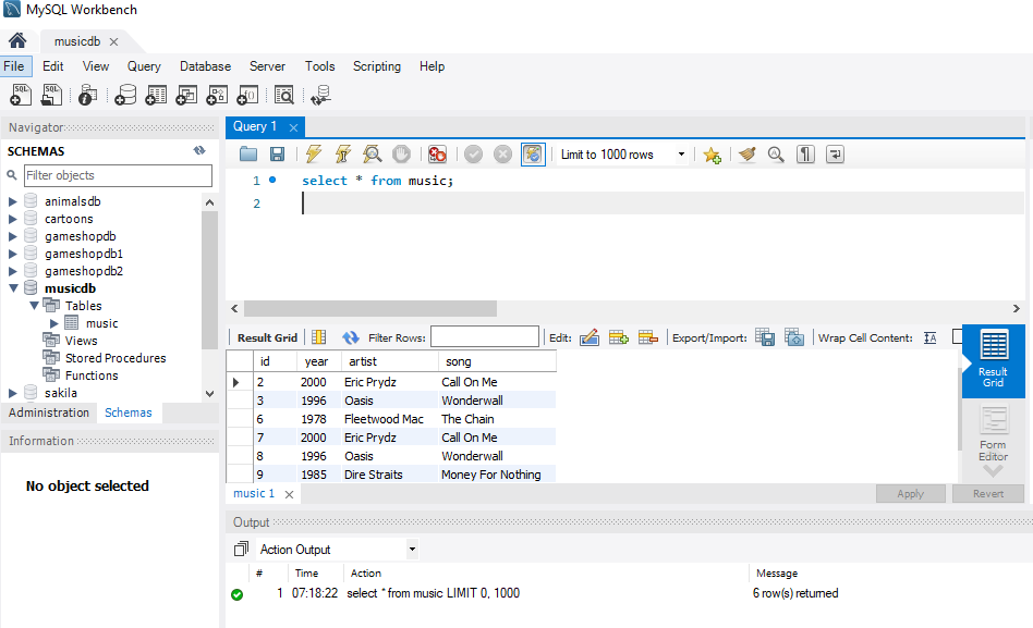 GitHub - damiancra/MusicDatabase