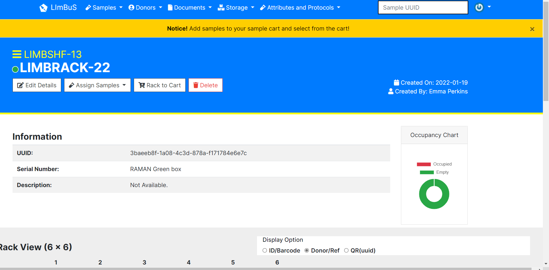 Project member has added a rack to the cart and I can't fix it · Issue #131 ...
