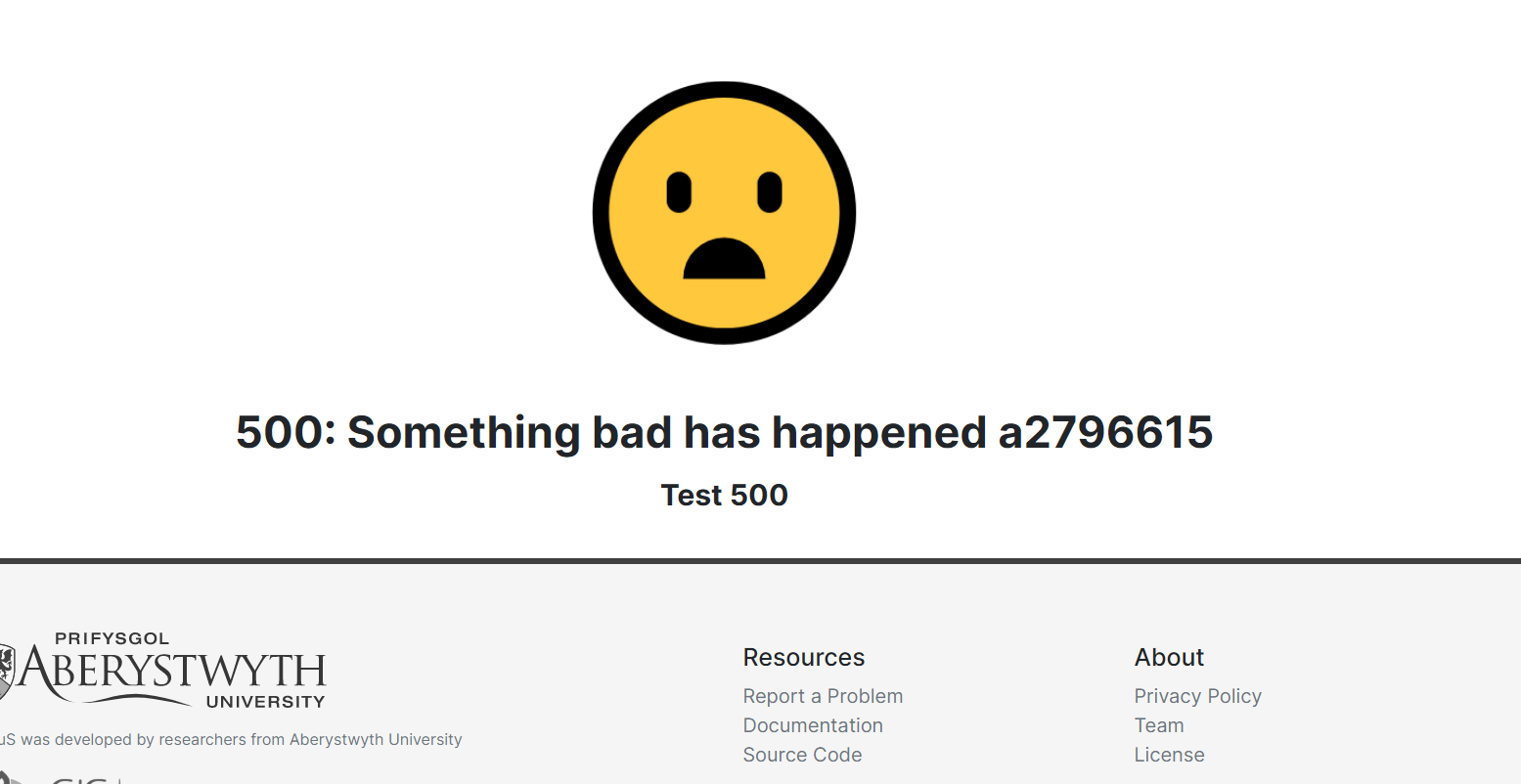 Error message when trying to access the audit section · Issue #148 · AberystwythSystemsBiology ...