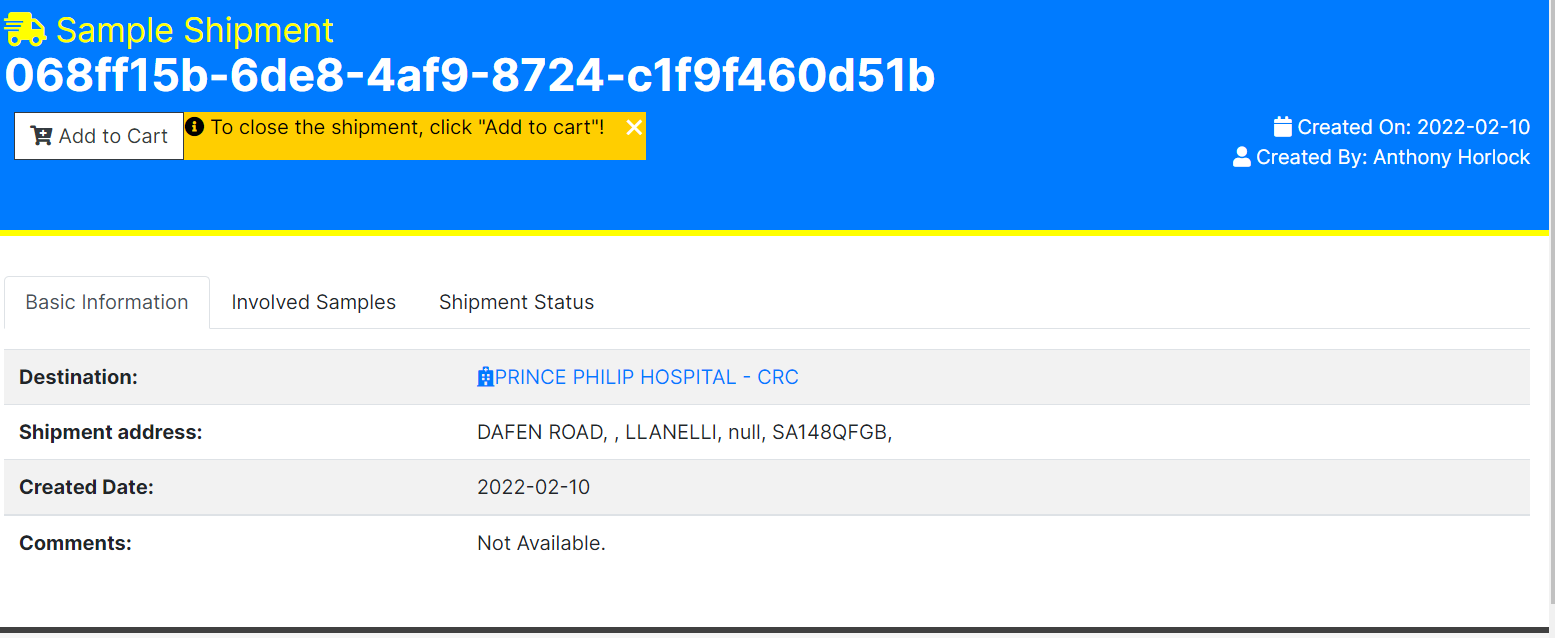 Navigate back to Shipment index page after adding samples to cart · Issue #175 ...