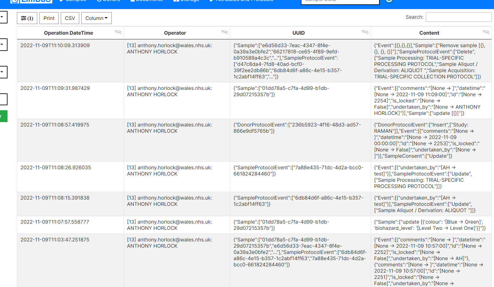 Audit function · Issue #201 · AberystwythSystemsBiology/limbus · GitHub
