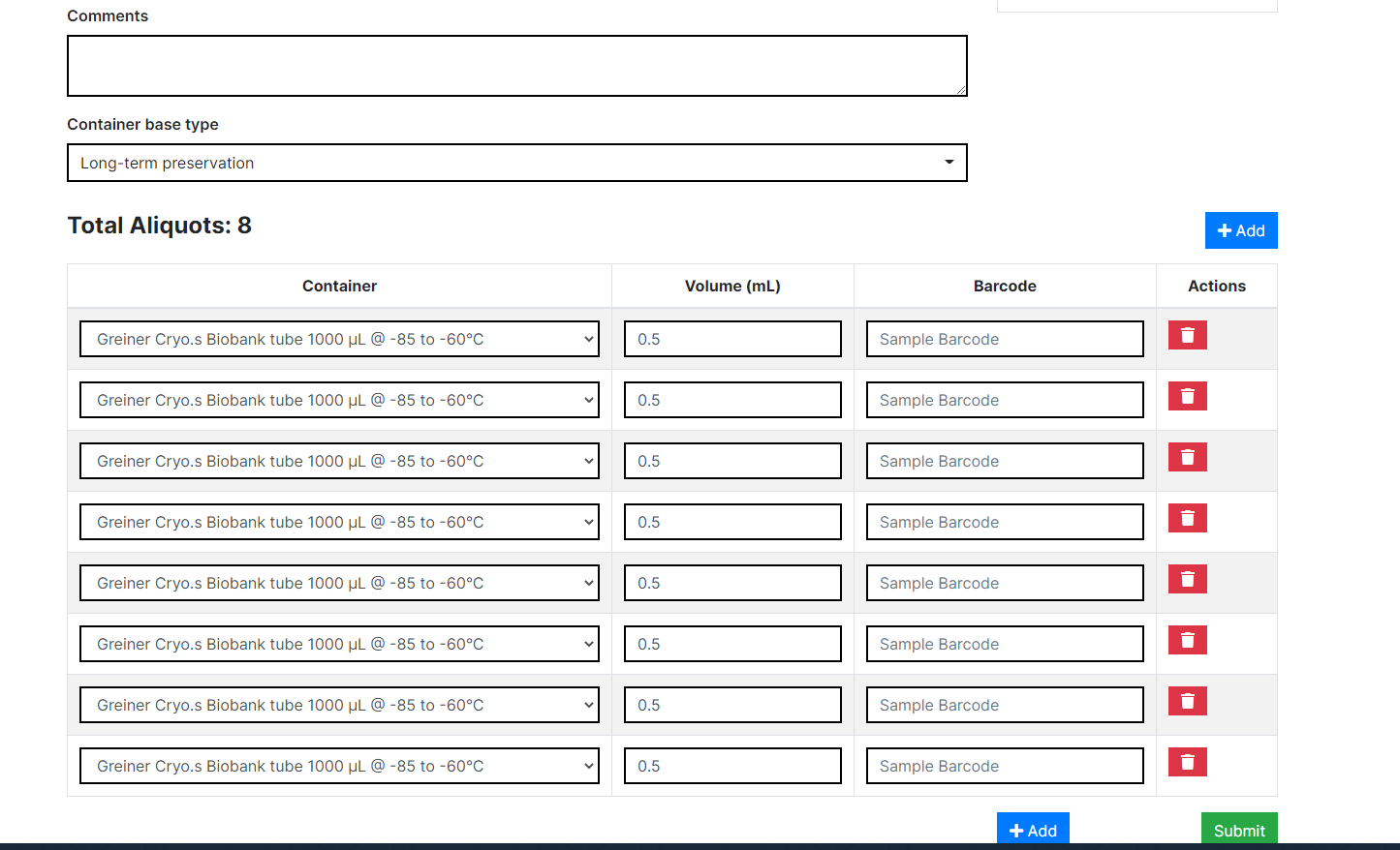 Container types & volume when deriving samples · Issue #207 ...