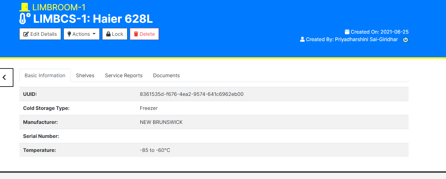 Change Manufacturer when editing a freezer · Issue #237 ...