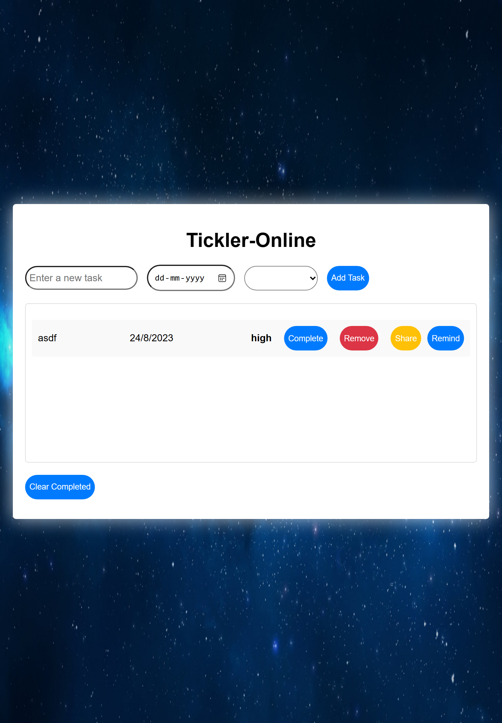 GitHub - patilAdesh/TicklerOnline: A Task Manager or To Do List Webapp