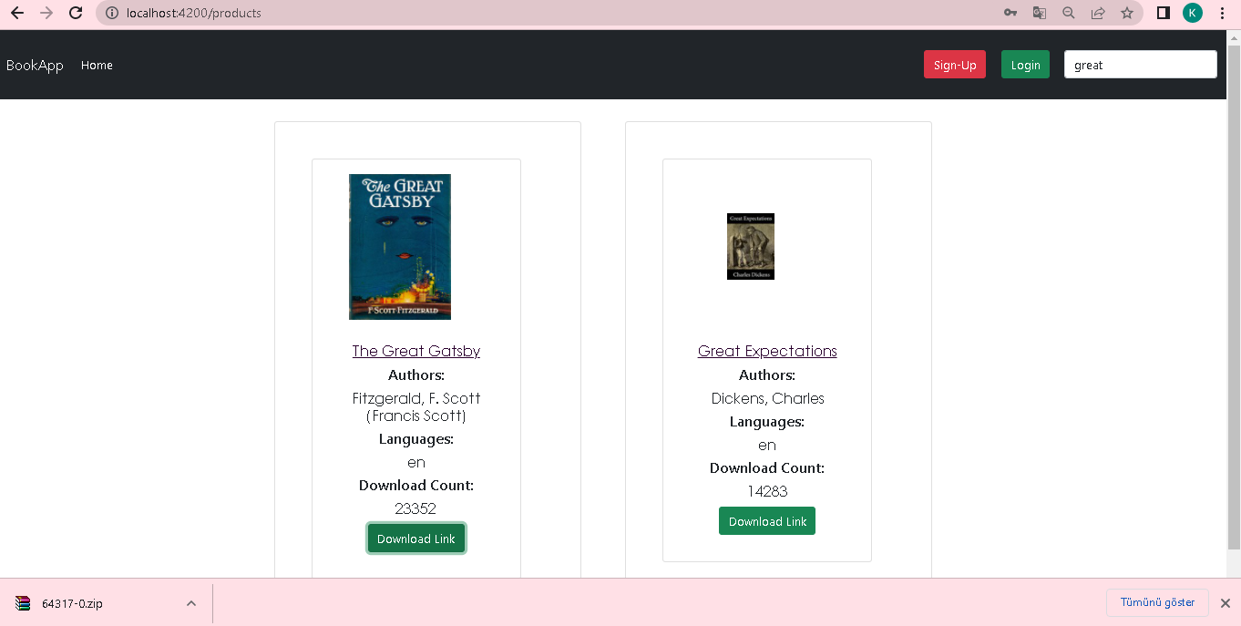 GitHub - kubraergulkose/book-app-angular