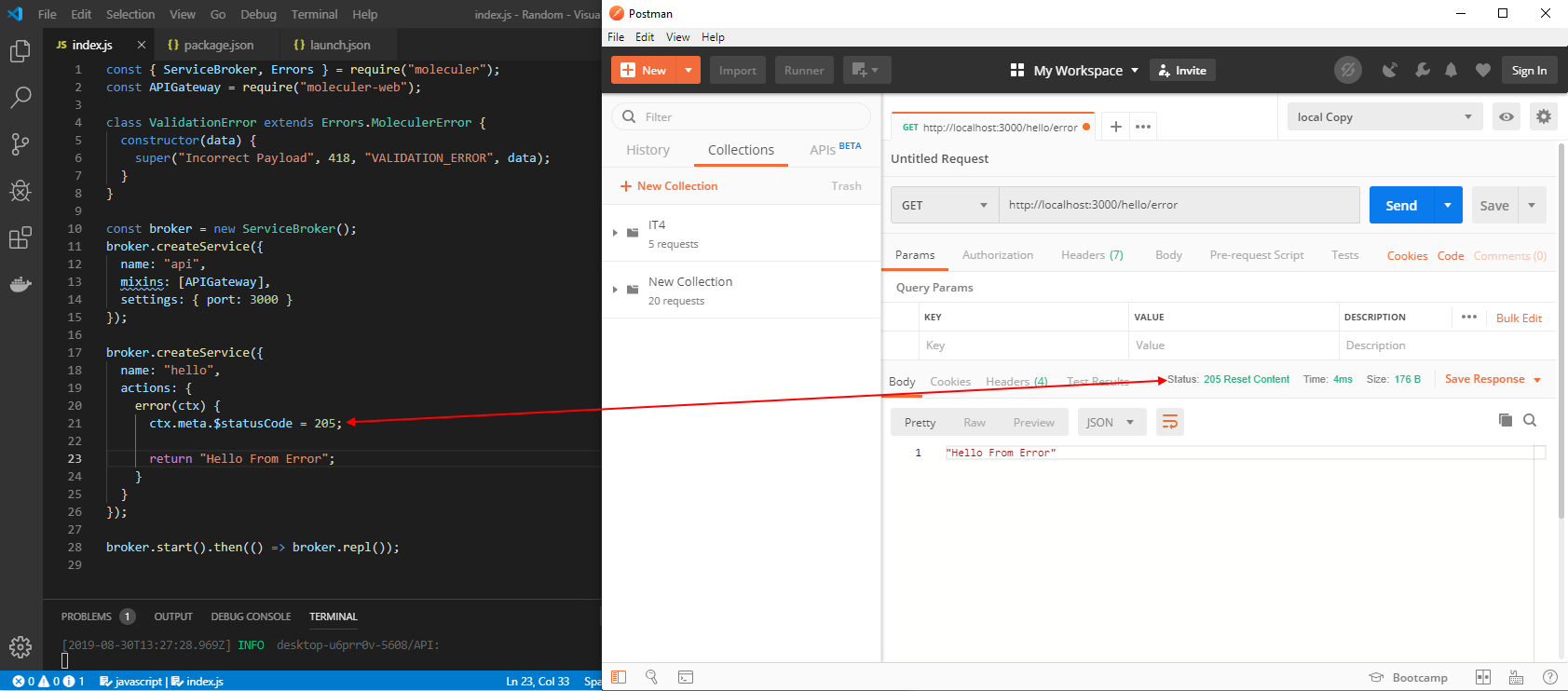 custom error · Issue #579 · moleculerjs/moleculer · GitHub