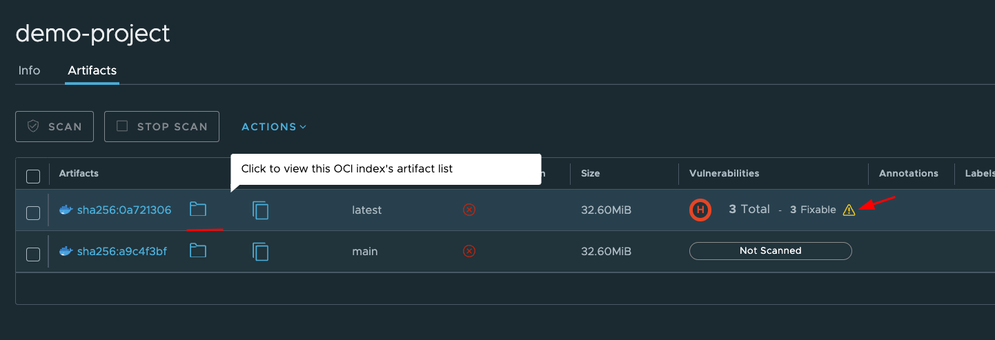 Images build with buildx 0.10.x with provenance enabled, harbor tries to init scan and fails on ...