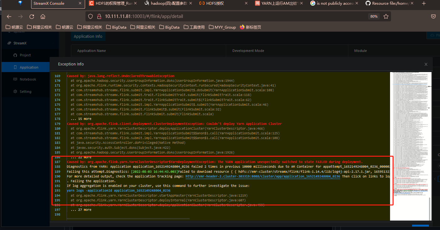 Bug Submit Flink Job Report Errfailed To Download Resource Ioexception Resource