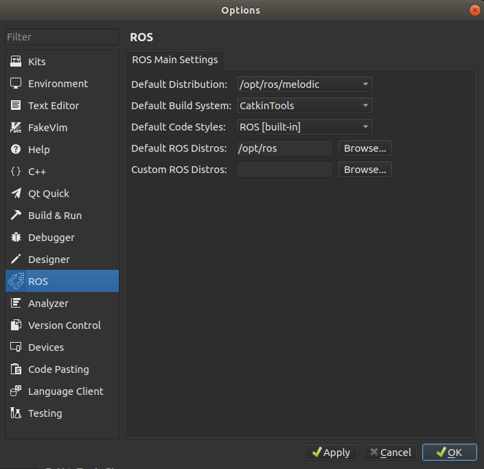 Plugin won't detect ROS distribution · Issue #385 · ros-industrial/ros ...