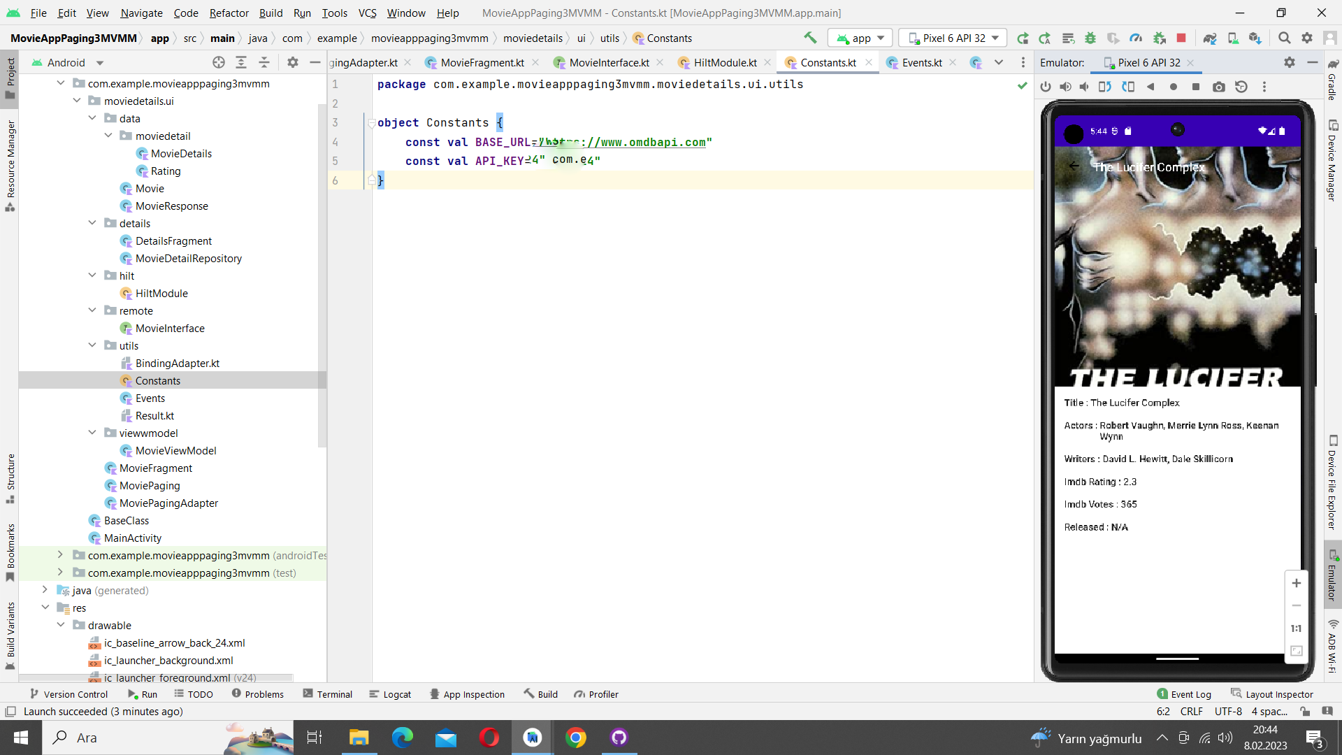 GitHub - Cntrk01/MovieAppMVVM-EventClass-V1: Bu projede MVVM mimarisi ve Hilt ile birlikte https ...