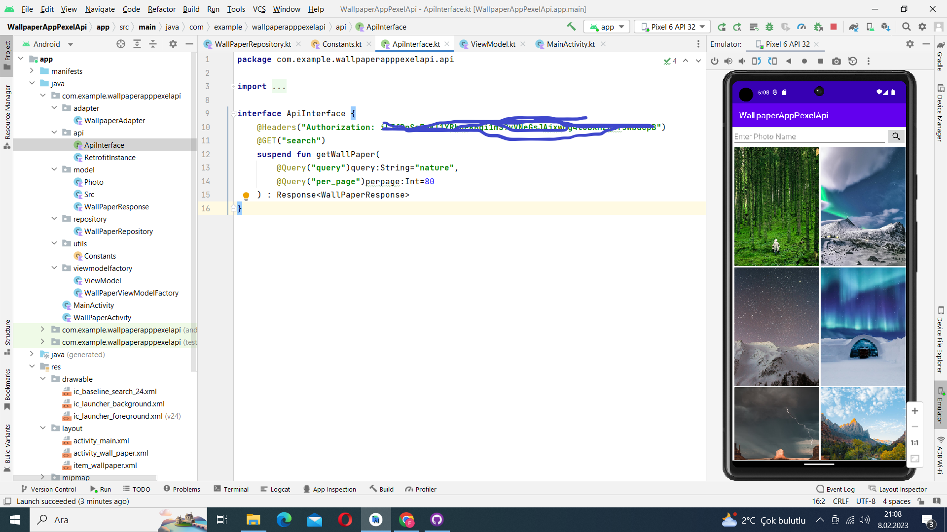 GitHub - Cntrk01/WallpaperApp: Bu projede MVVM mimarisi kullanarak https://api.pexels.com/v1 ...