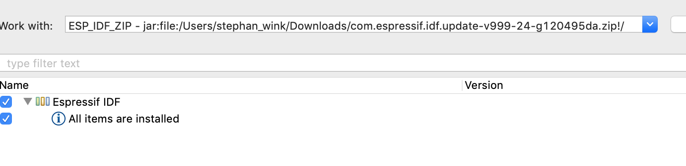 Problem With Manual Installation Of Package Beta 3 · Issue 27 · Espressifidf Eclipse Plugin