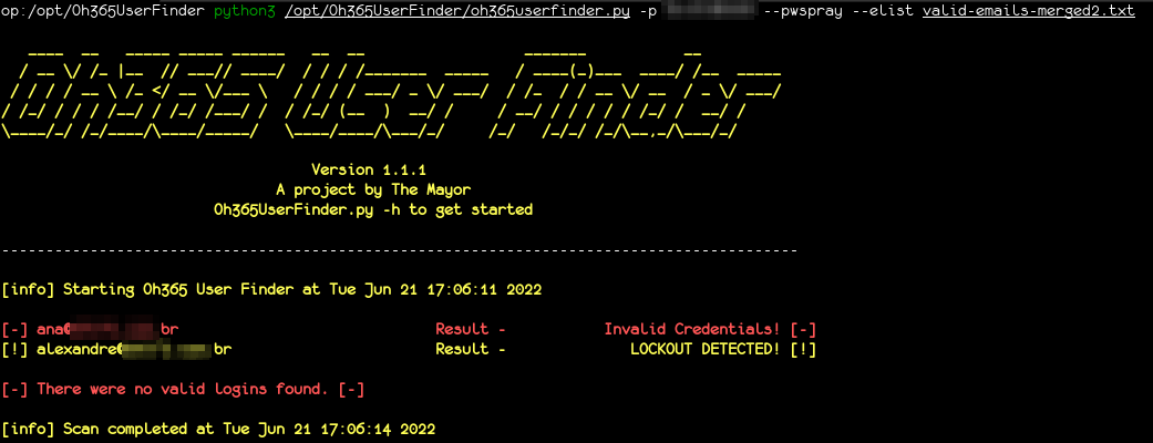 Invalid 'NoneType' argument for int() function · Issue #7 · dievus/Oh365UserFinder · GitHub
