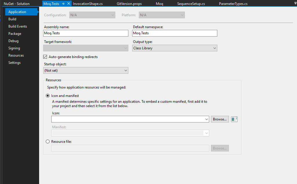 Property Page Shows Empty Target Framework For Net Standard Class Library Projects · Issue 782