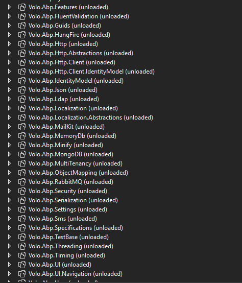 Few Volo.Abp projects could not be loaded in VS 2019 16.4.1 · Issue #2413 · abpframework/abp ...