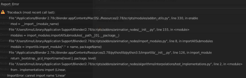 Cannot activate animation nodes. · Issue #744 · JacquesLucke/animation_nodes · GitHub