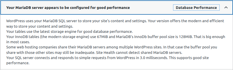 Module Proposal: Database Performance Health Checks · Issue #475 · WordPress/performance · GitHub