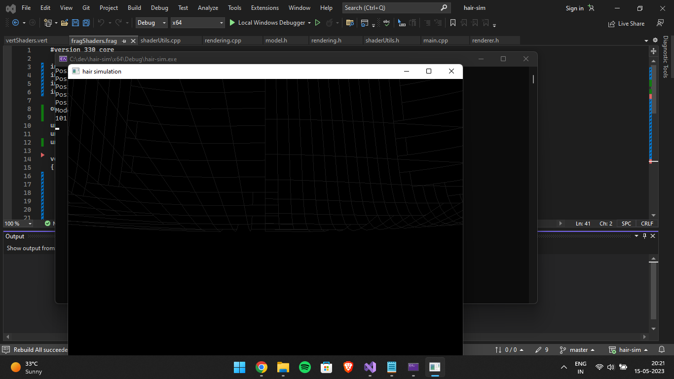 GitHub - mo-shahab/hair-sim: 3d model rendering of type obj into opengl context and display it ...
