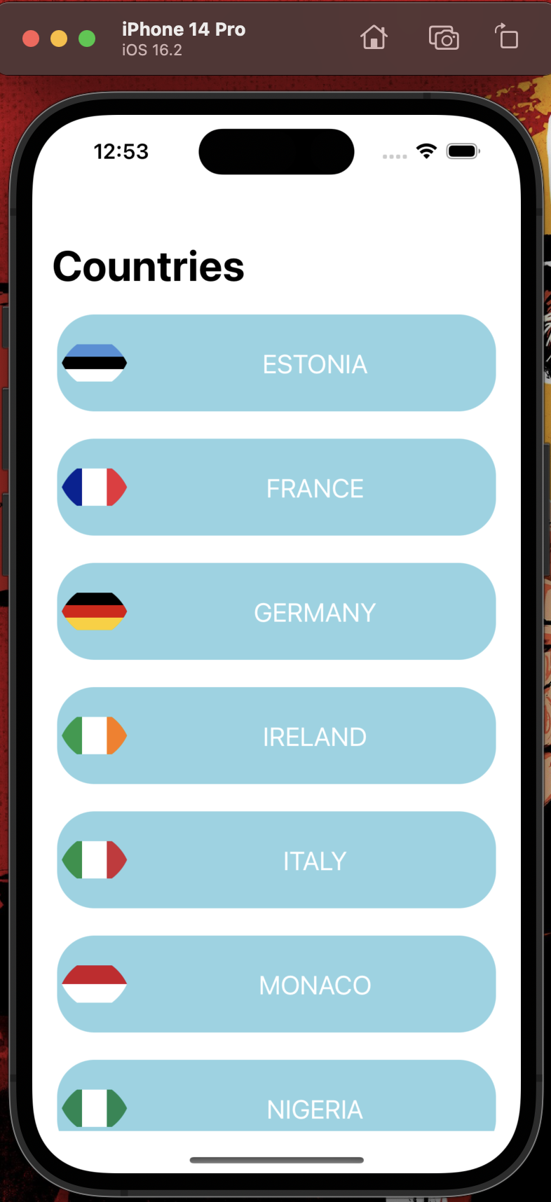GitHub - OnurEmren/CountryListApp