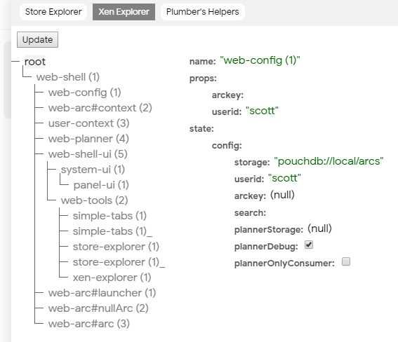 Create 'About' page in web-shell to echo current config (e.g. storageKeys) · Issue #2728 ...