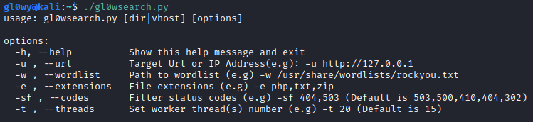 GitHub - gl0wyy/gl0wsearch: Directory and vhost brute-forcing tool