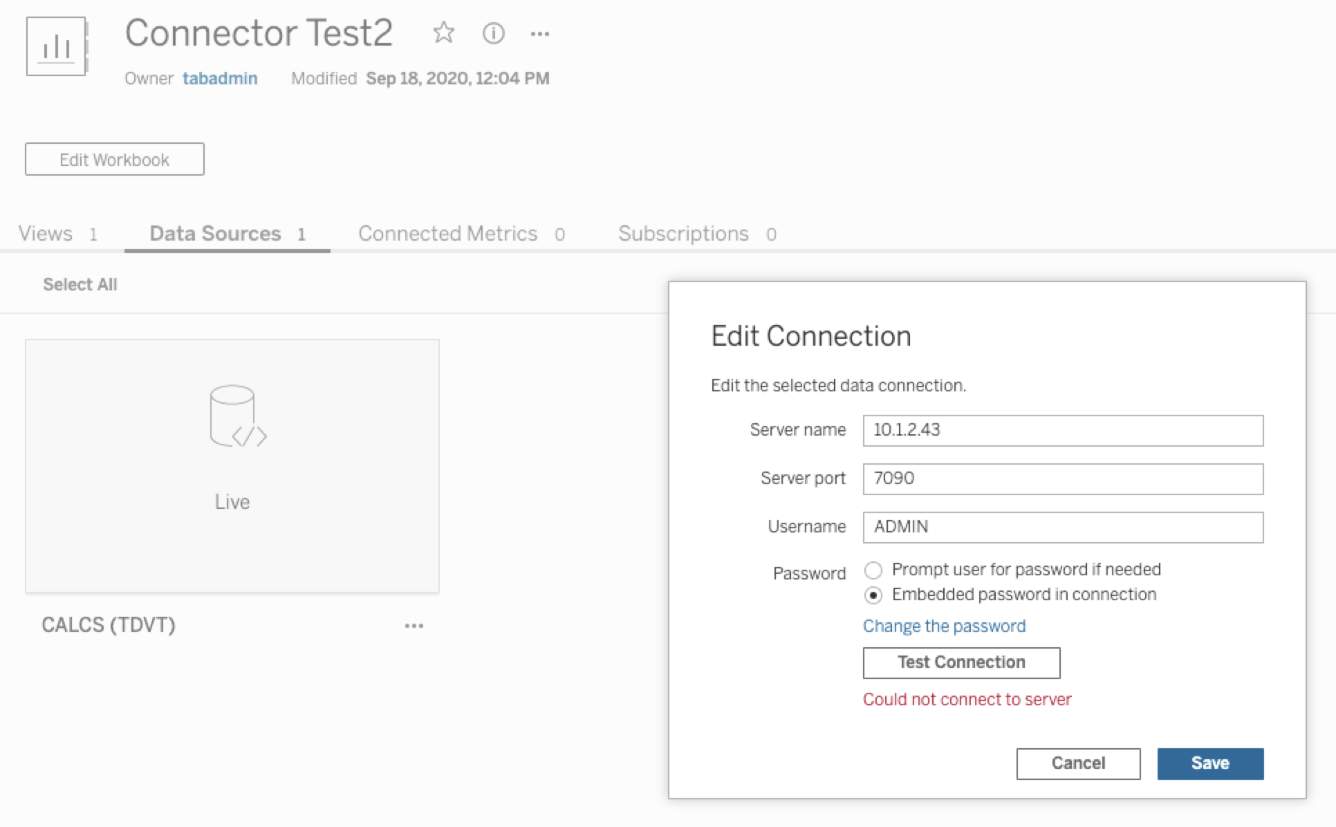 Database Impersonation Using Embedded Credentials Delegationuid Failed · Issue 612 · Tableau