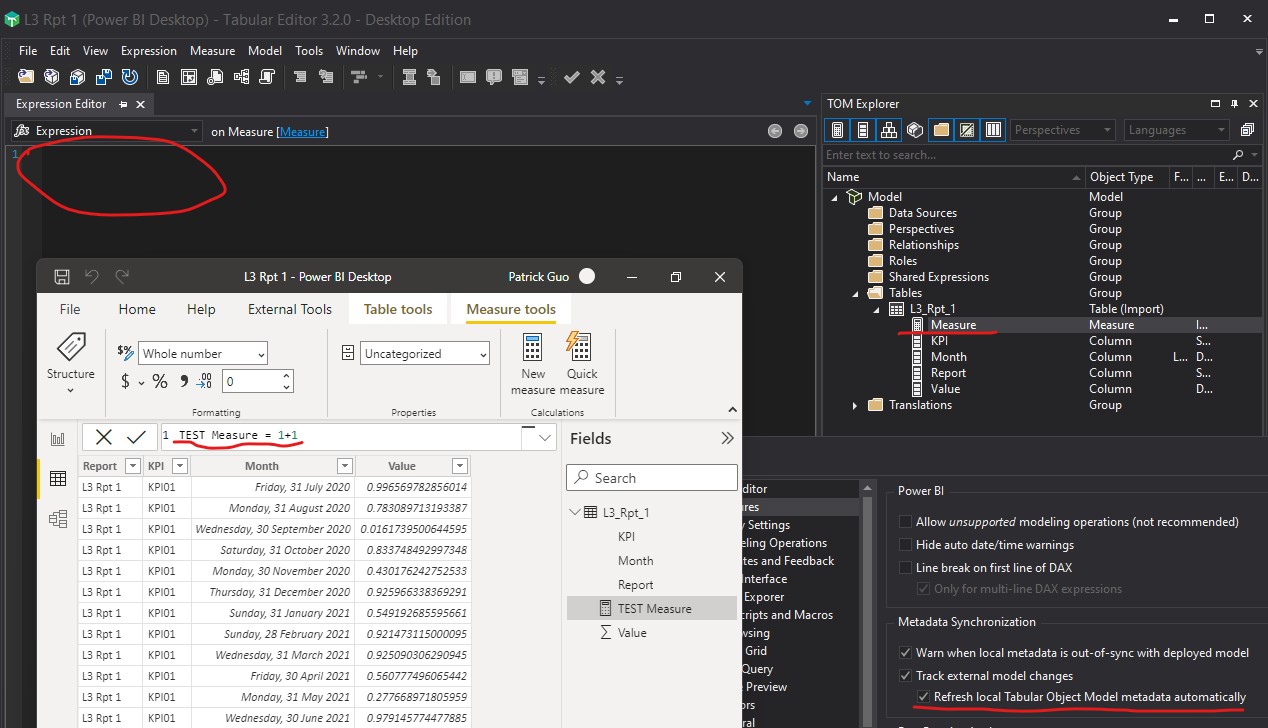 Metadata Synchronisation Does not Work · Issue #353 · TabularEditor/TabularEditor3 · GitHub