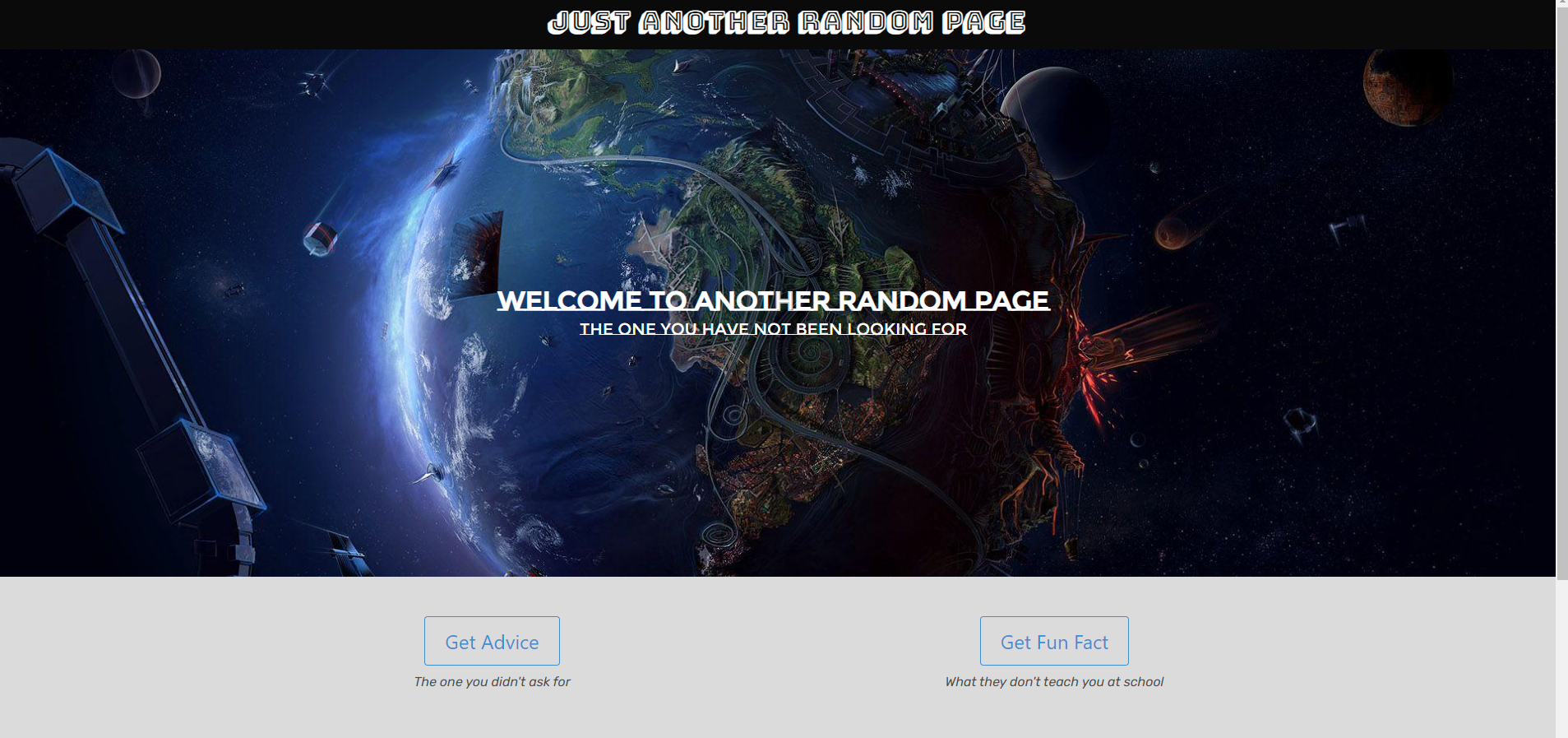 GitHub - Boris-Veselov/Randomizer: A web application that connects to several APIs with ...