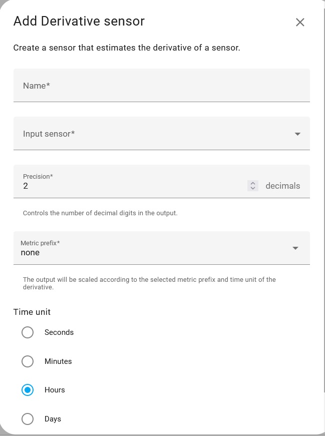 Helper Derivative Sensor - Time Window Not Shown · Issue #90175 · home-assistant/core · GitHub