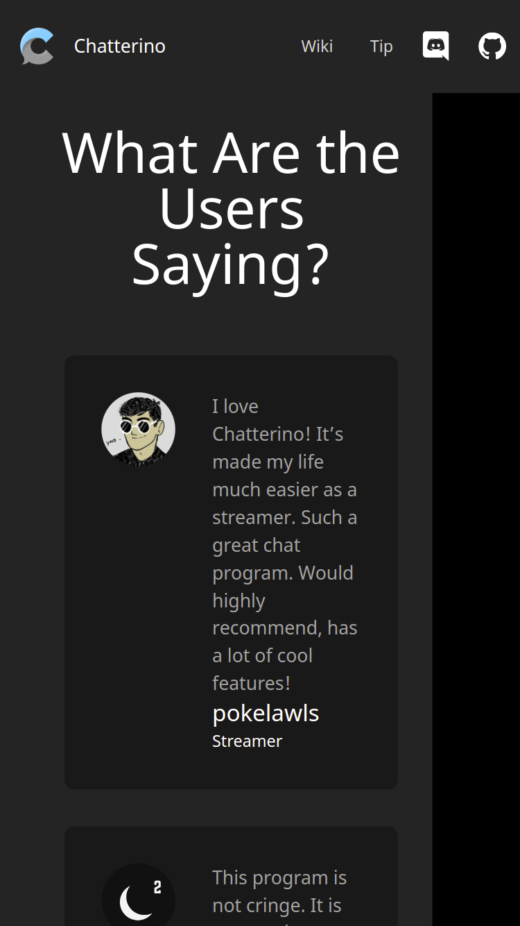 Home page layout breaks on small screens · Issue #139 · Chatterino ...