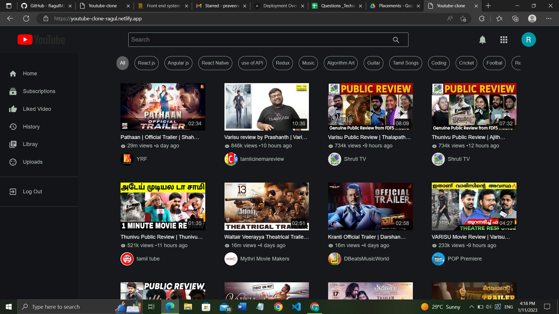 GitHub - RagulMJ/Youtube-clone: Responsive MERN Stack project with ... GitHub - RagulMJ/Youtube-clone: Responsive MERN Stack project with ...
