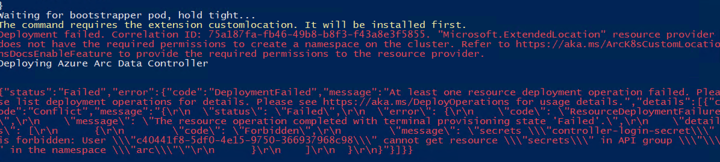 Azure Arc enabled data services for EKS : logon script does not end · Issue #746 · microsoft ...