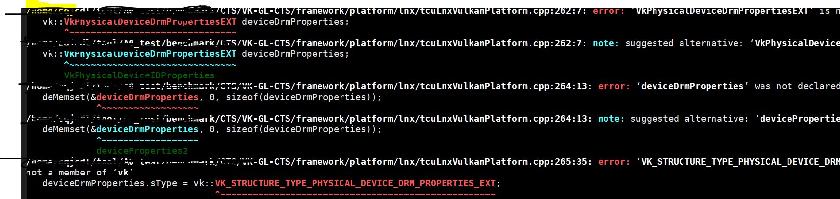 Build failed in Ubuntu18.04 · Issue #359 · KhronosGroup/VK-GL-CTS · GitHub