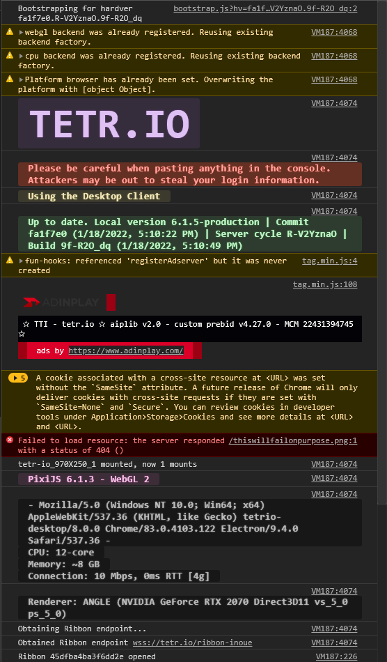 Crash while playing · Issue #876 · tetrio/issues · GitHub