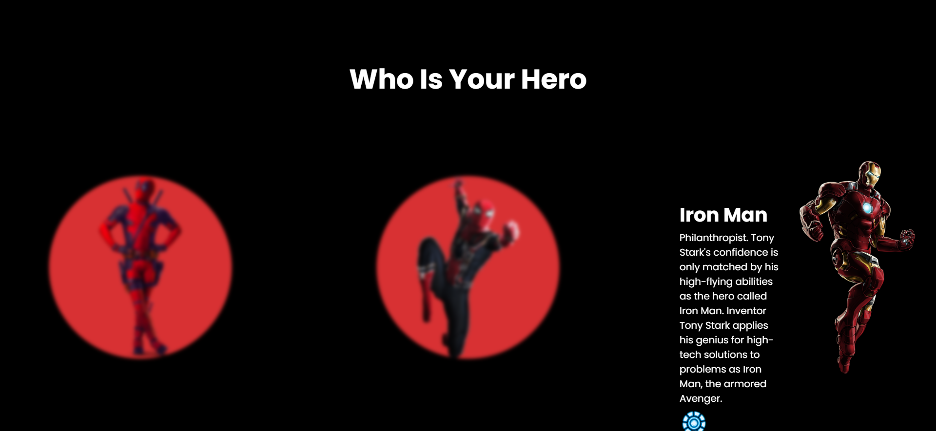 GitHub - isinnur/who-is-your-hero: CSS Clip Path ve Filter Özelliği