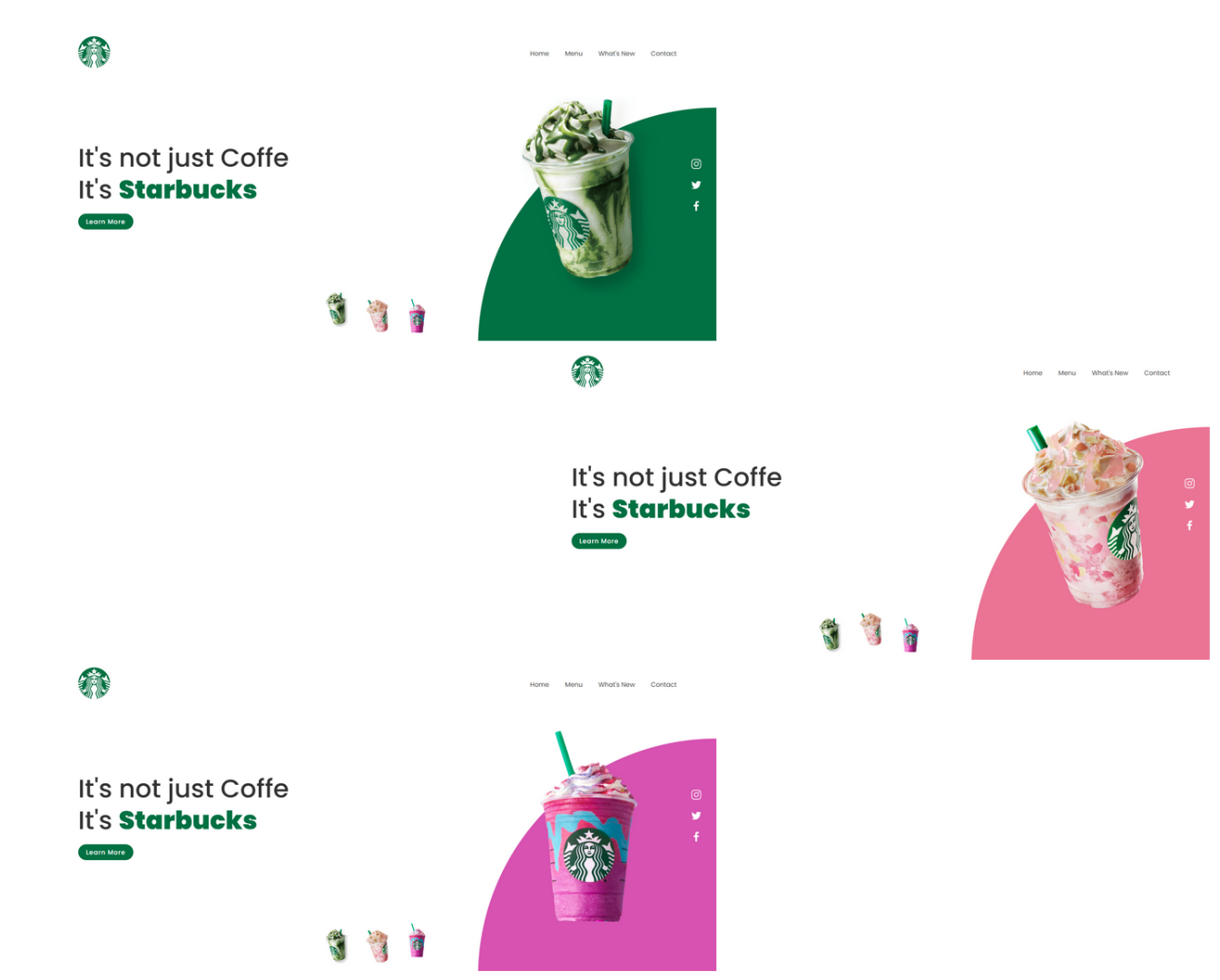 GitHub - isinnur/starbucks-landing-page