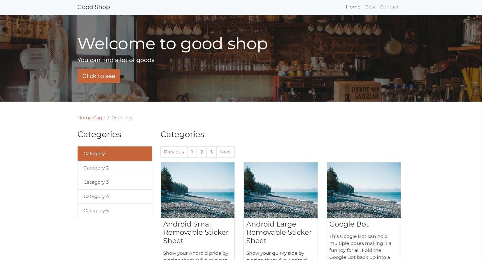 GitHub - stanleyy20/bootstrap-shoop