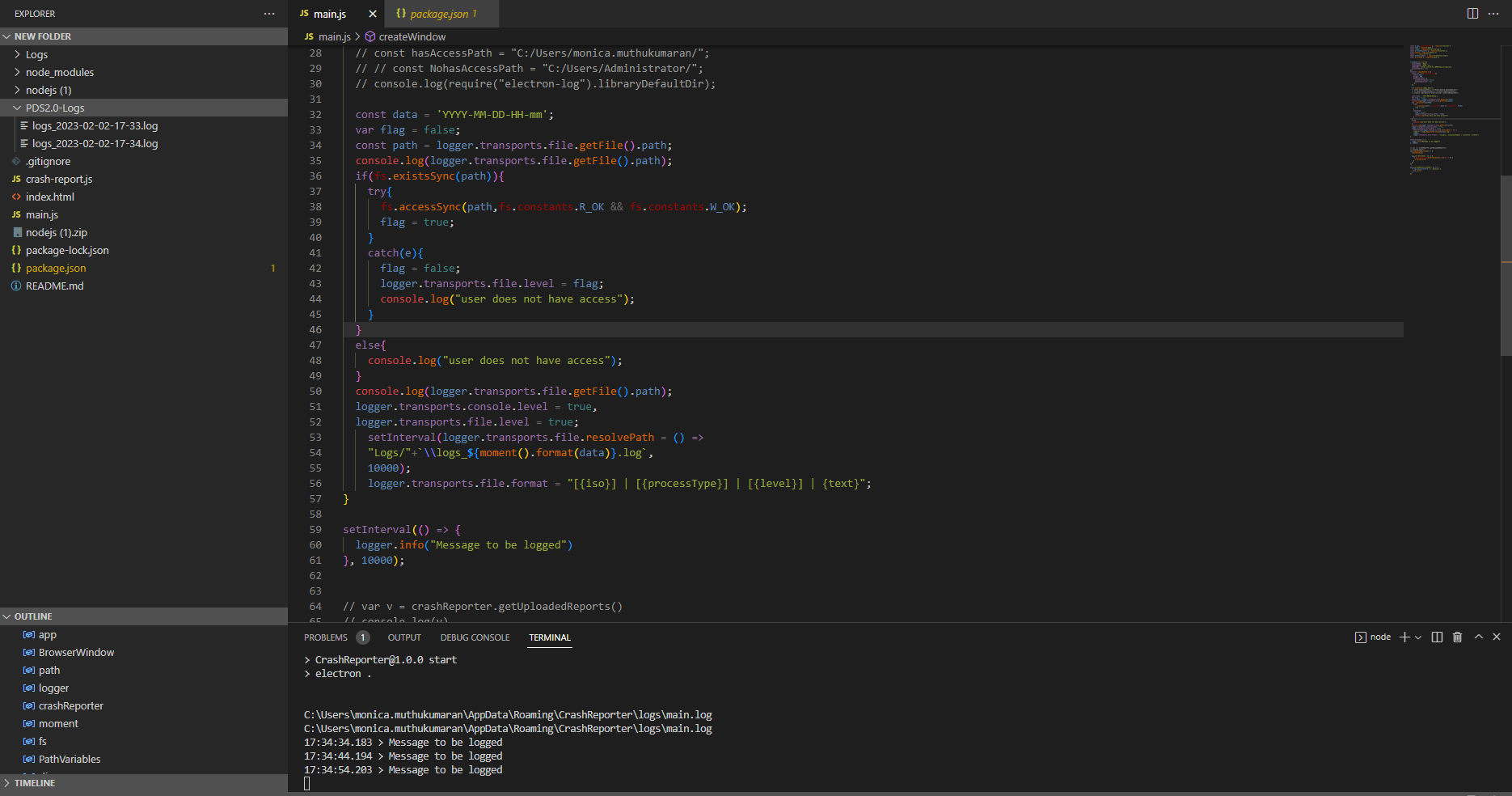 Default Directory · Issue #345 · megahertz/electron-log · GitHub