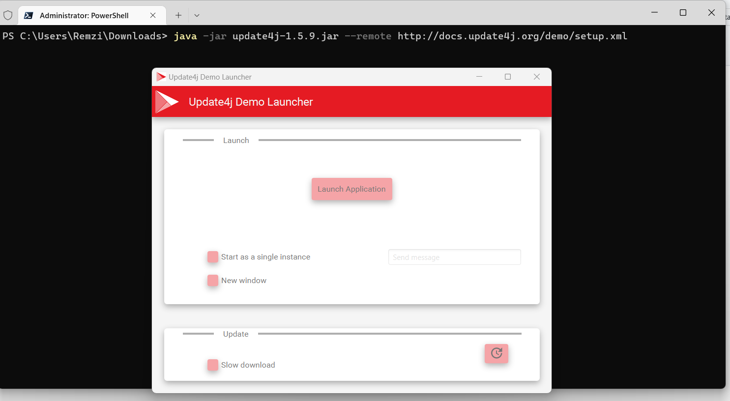 Demo App doesn't run on Windows 11 and Java 19 · Issue #175 · update4j/update4j · GitHub