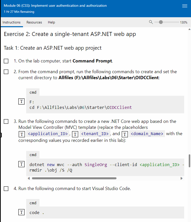 Lab 6 Feedback (some related to cloudslice/skillable) · Issue #584 · MicrosoftLearning/AZ-204 ...