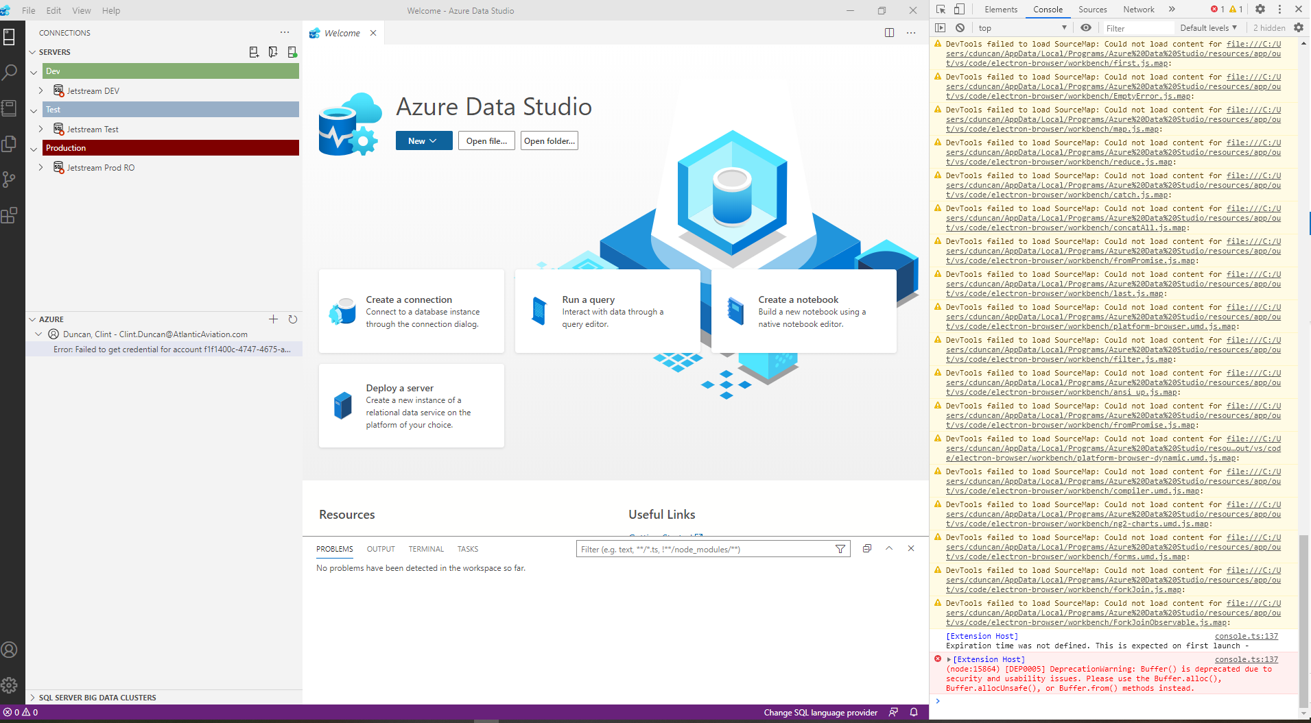 Unable to connect to Azure · Issue #15165 · microsoft/azuredatastudio · GitHub
