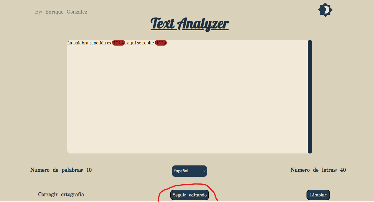 GitHub - EnriqueGS07/TextAnalyzer: Aplicacion para analizar textos online