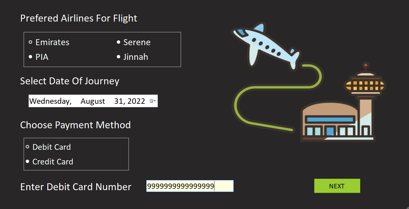 GitHub - ummeabiha/AirlineReservationSystem: Project for the management ...