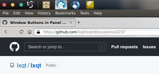 Window Buttons in Panel · lxqt lxqt · Discussion #2237 · GitHub