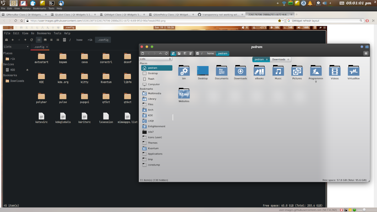 transparency not working with pcmanfm-qt · Issue #862 · tsujan/Kvantum · GitHub