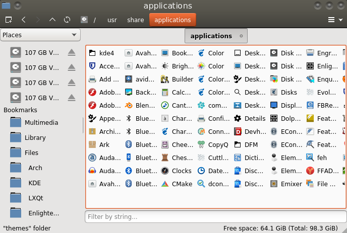 Compact view is broken after recent changes in libfm-qt · Issue #537 · lxqt/pcmanfm-qt · GitHub