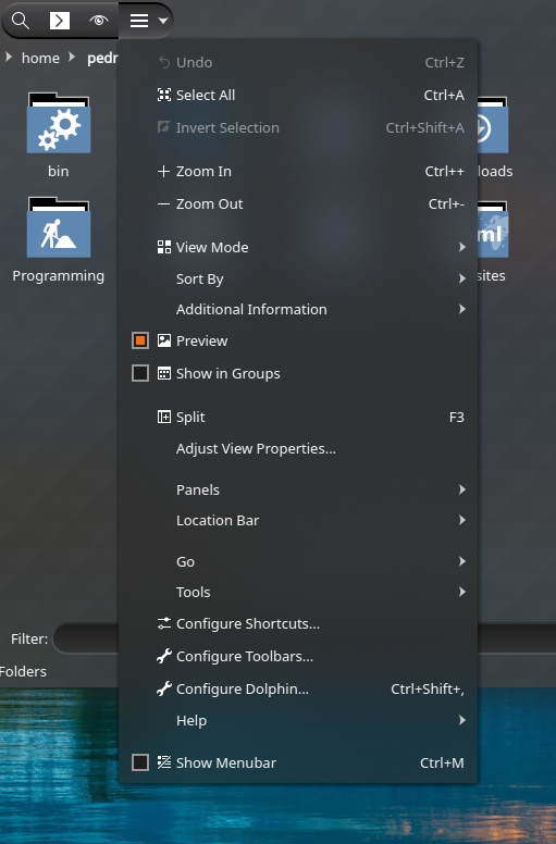 How to get blur on menus ? · Issue #215 · tsujan/Kvantum · GitHub