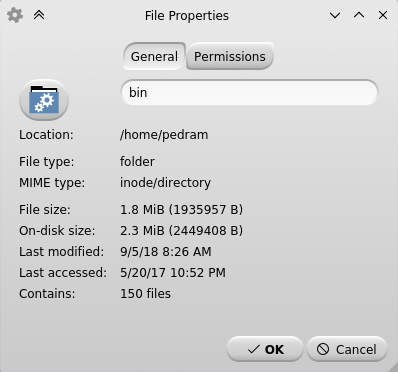 Folder-Properties: Right-click -> “Properties” does not show number of files in folder? · Issue ...