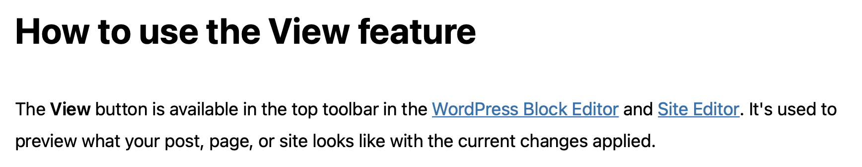Helphub How To Use The Preview Function · Issue 561 · Wordpressdocumentation Issue Tracker 