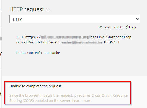 CORS - since the browser initiates the request, it requires Cross ...